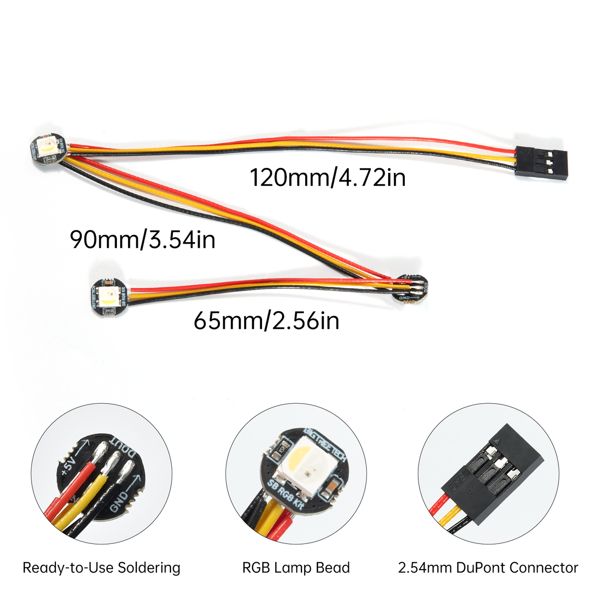 BIGTREETECH ESB/MSB/SB RGB Kit V1.0 Mini Button Bright RGB Leds 3D Pri ...