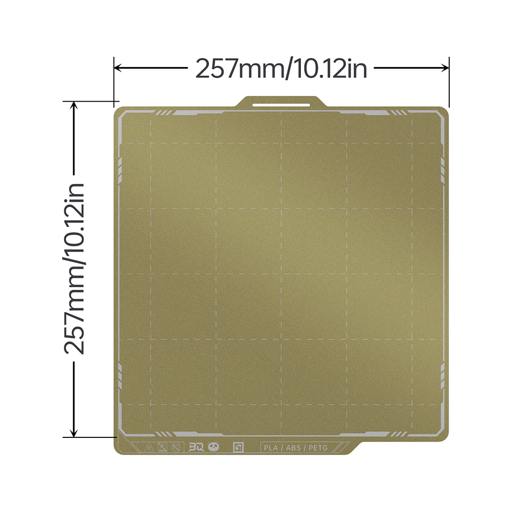 BIQU Panda Build Plate 257MM x 257MM/184MM x 184MM Double-Sided Spring ...