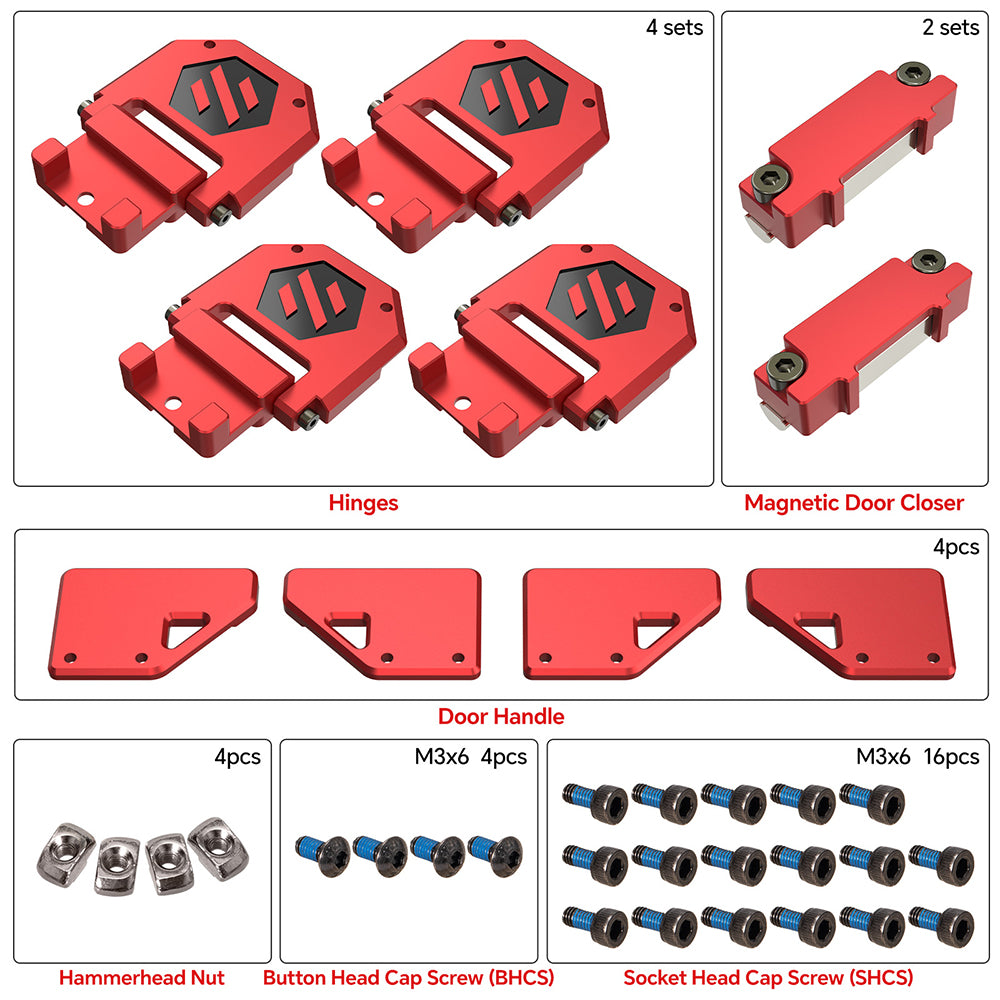 CNC Door Mounting Kit for Voron 2.4 - Premium Hinges & Mounts – Biqu ...