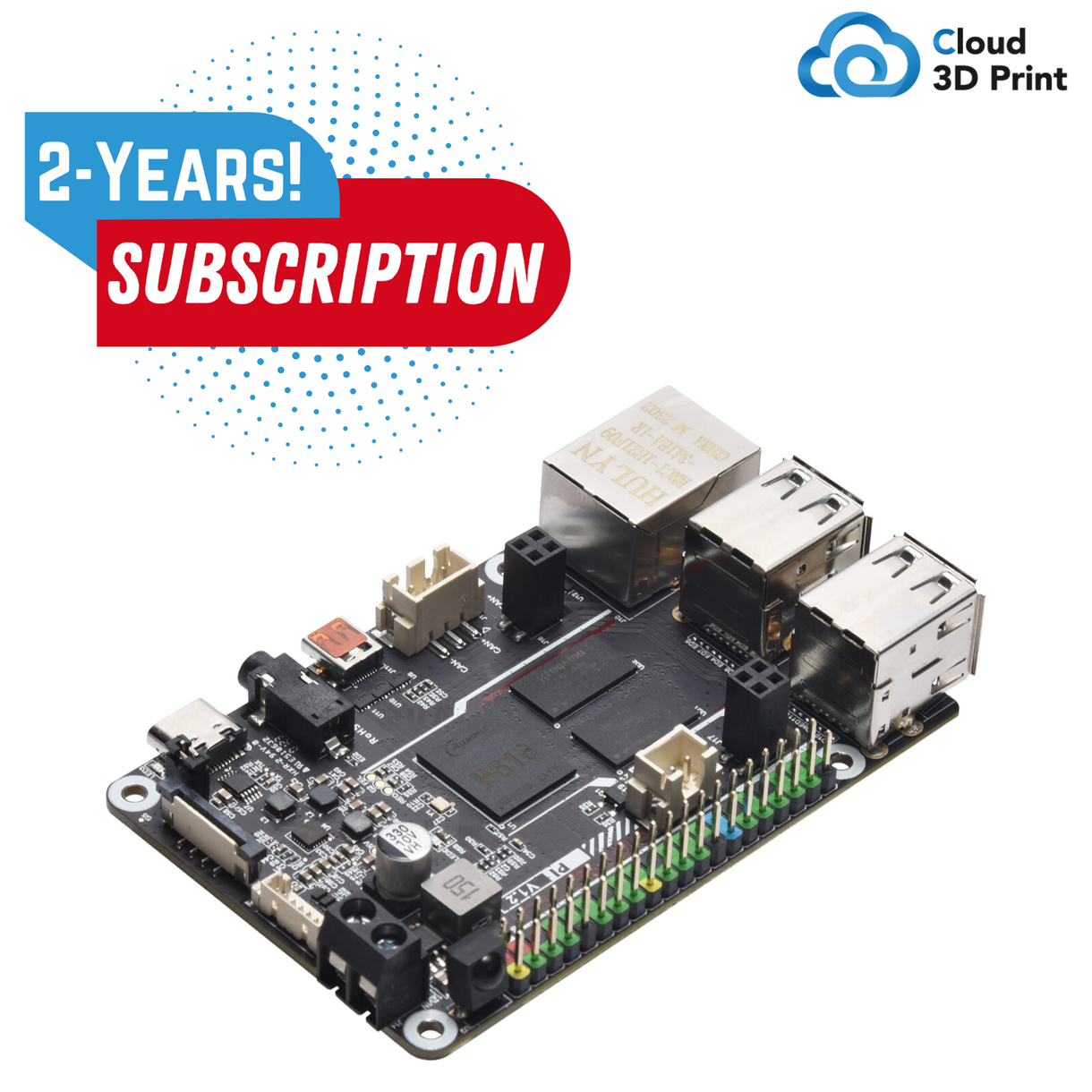 BIGTREETECH BTT Pi + Cloud 3D Print – Biqu Equipment