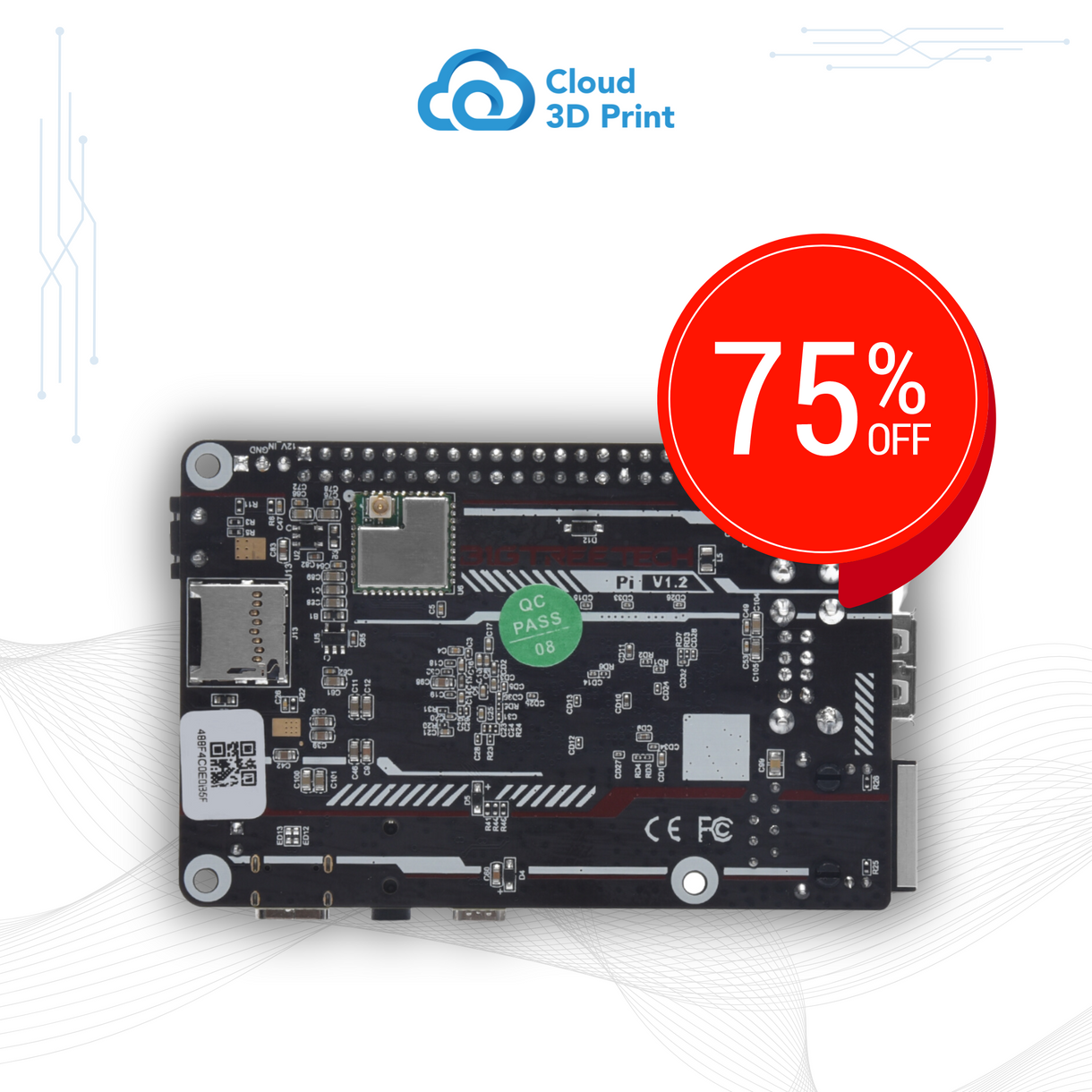 BIGTREETECH BTT Pi + Cloud 3D Print – Biqu Equipment
