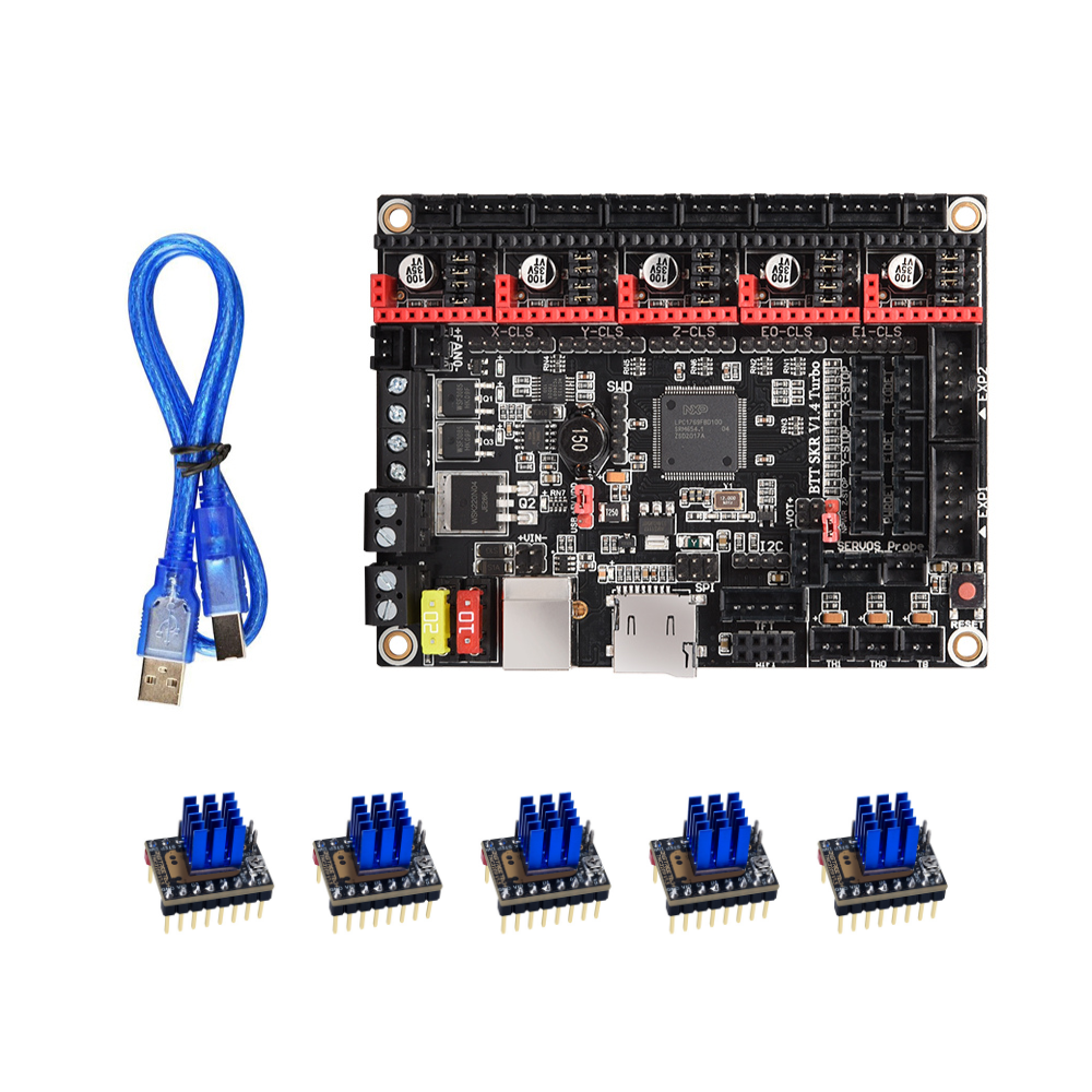 BIGTREETECH SKR V1.4 Turbo 32-Bit Silent Board – Biqu Equipment