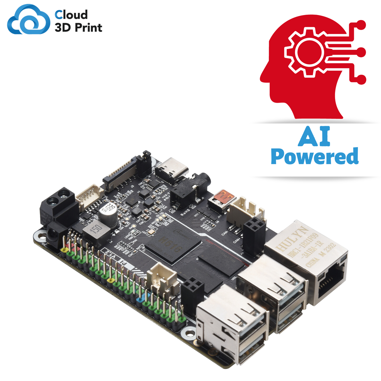 BIGTREETECH BTT Pi + Cloud 3D Print – Biqu Equipment