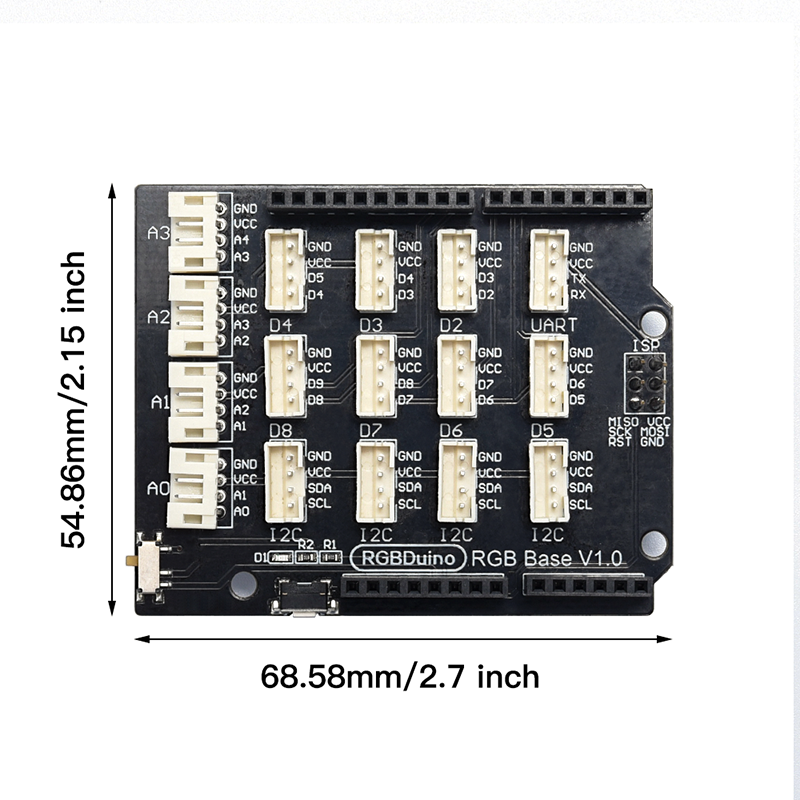 BIQU RGBDuino UNO V1.2 Jenny Greek Duck ATMEGA328P-AU Chip 16MHZ 5V De ...