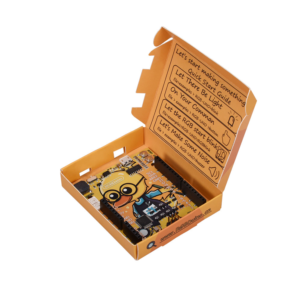 BIQU RGBDuino UNO V1.2 Jenny Greek Duck ATMEGA328P-AU Chip 16MHZ 5V De – Biqu Equipment