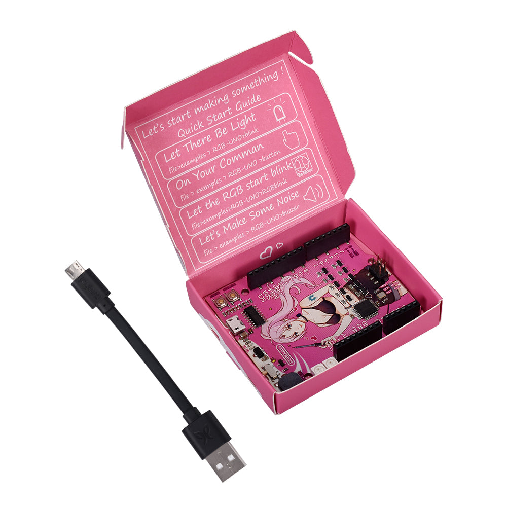 BIQU RGBDuino UNO V1.2 Jenny Greek Duck ATMEGA328P-AU Chip 16MHZ 5V De – Biqu Equipment